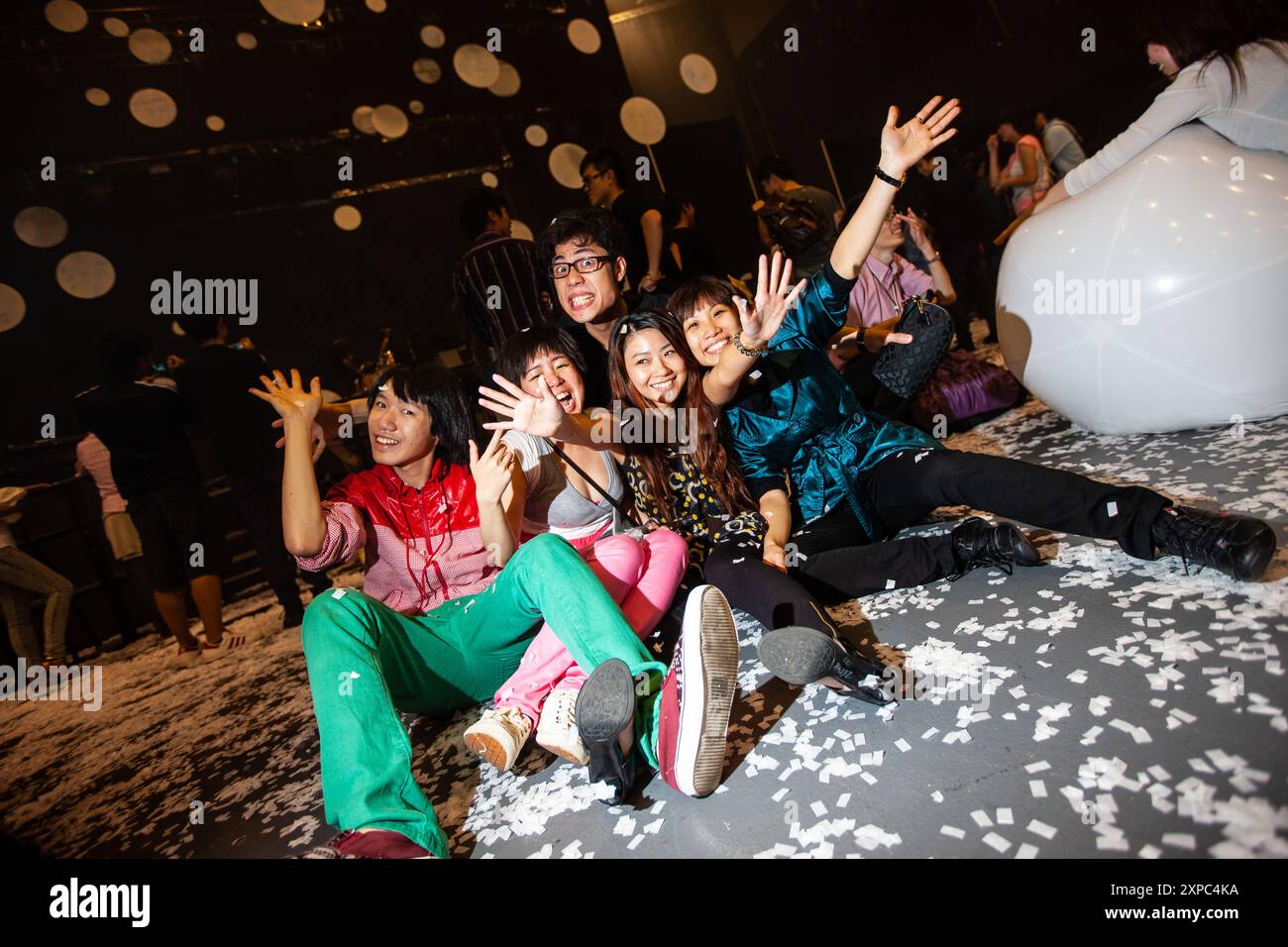 Asian pop fans at Mika concerts Stock Photo - Alamy