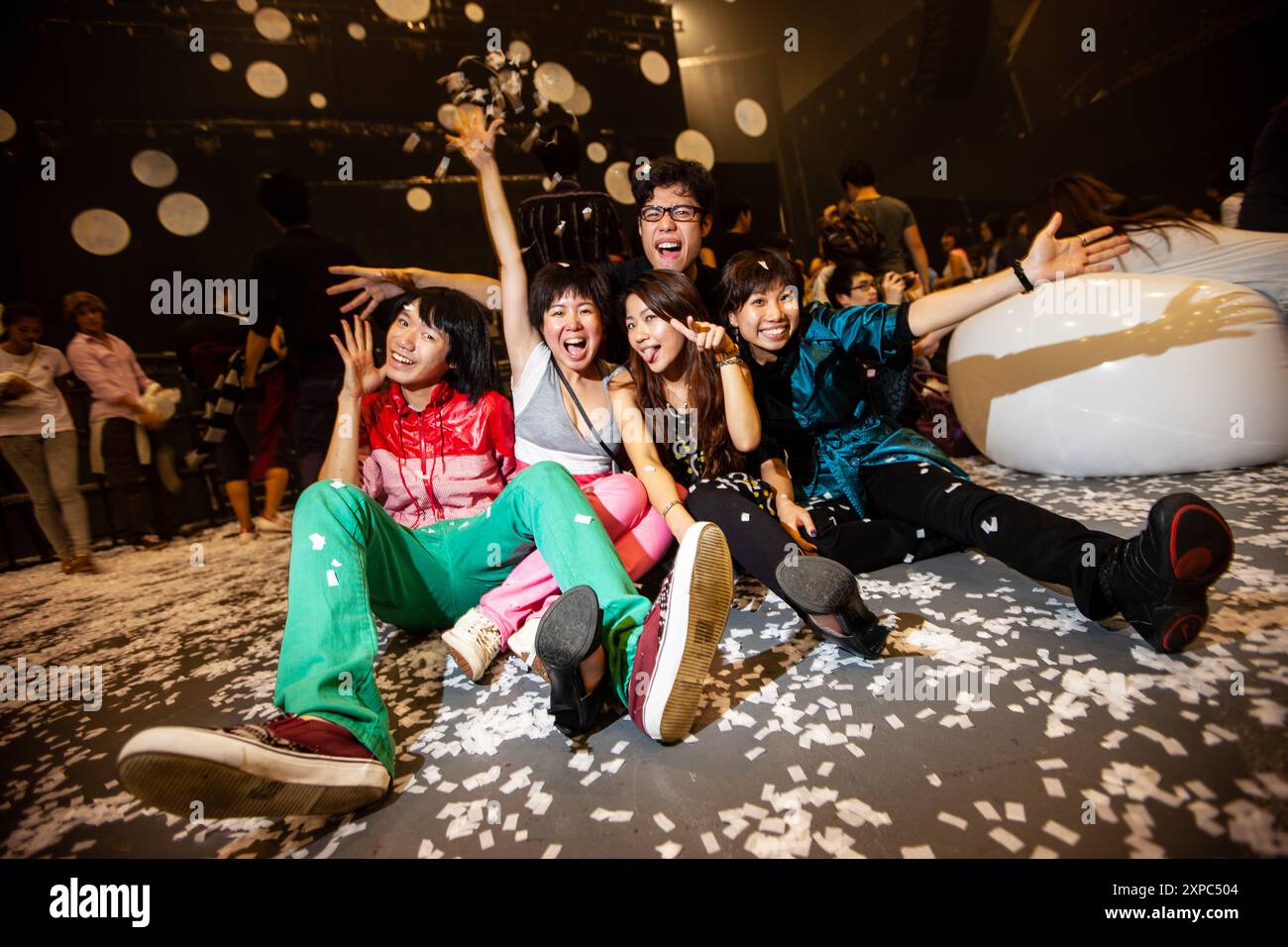 Asian pop fans at Mika concerts Stock Photo - Alamy