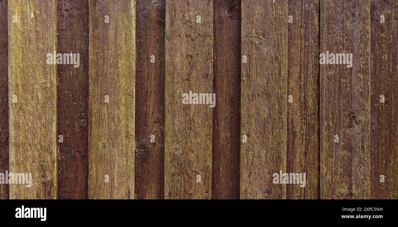 Texture of old natural brown weathered wooden boards surface with some ...