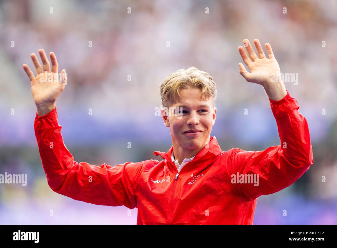 Paris, France 20240804. Markus Rooth is awarded the gold medal in ...