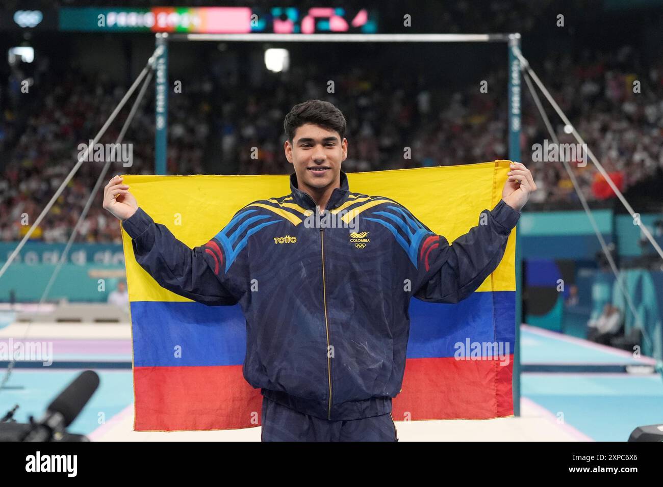 Paris, France. 05th Aug, 2024. Olympics, Paris 2024, gymnastics, high ...