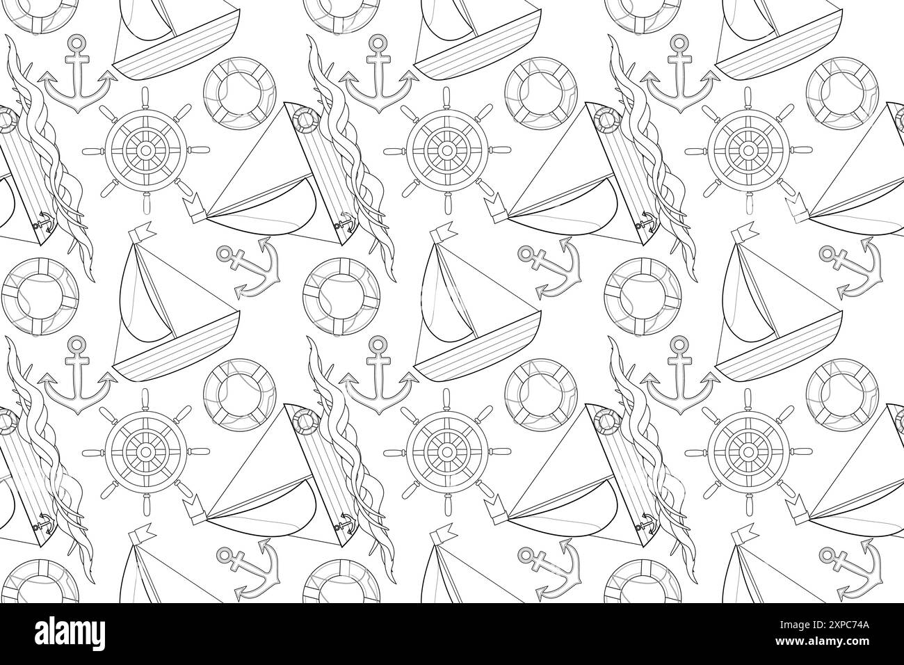 Ship coloring page printable hi-res stock photography and images - Alamy