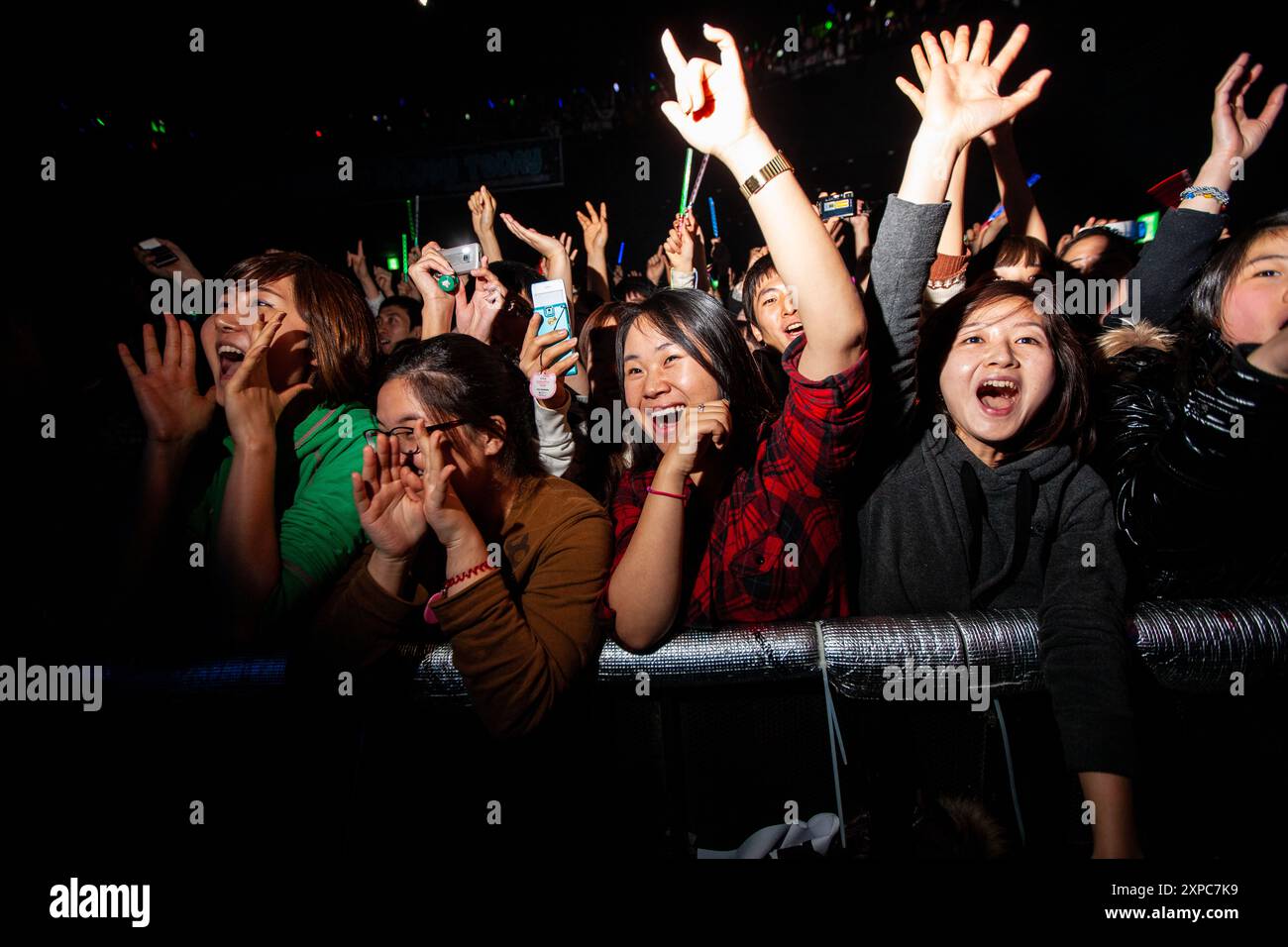 Asian pop fans at Mika concerts Stock Photo - Alamy