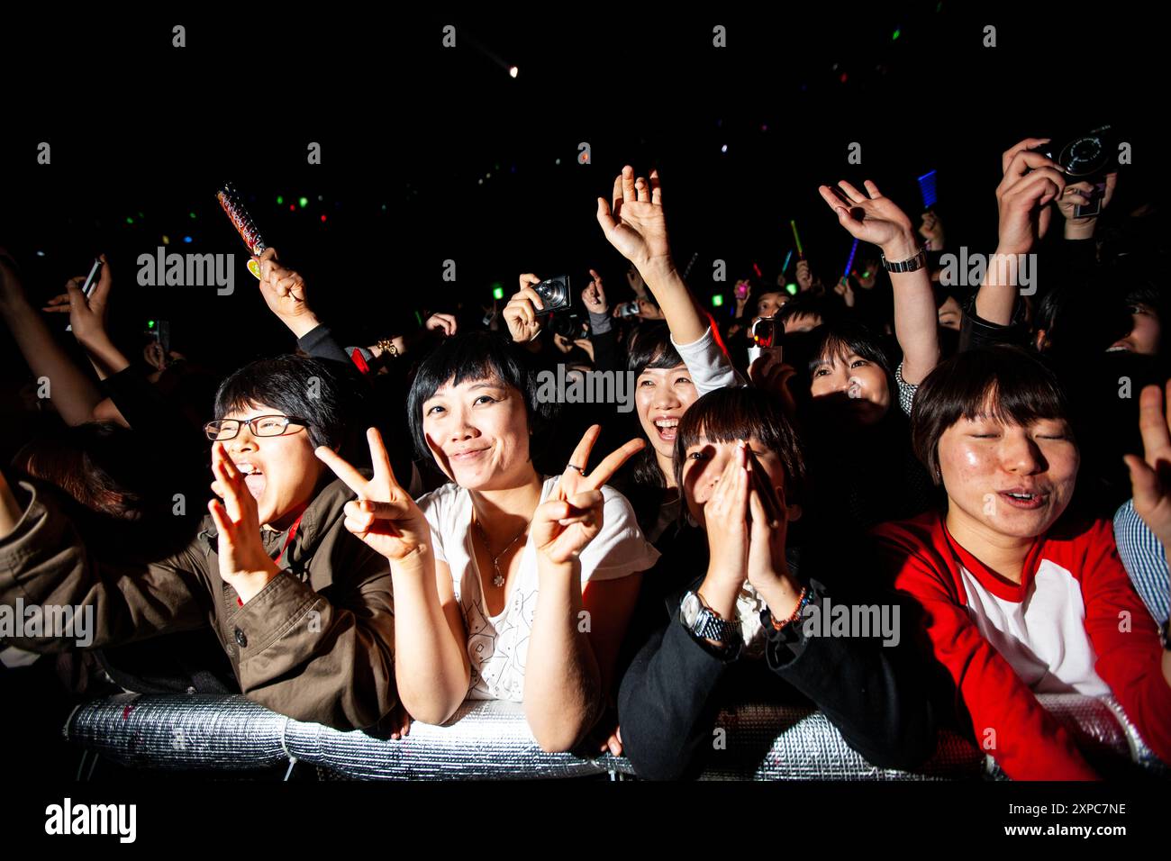 Asian pop fans at Mika concerts Stock Photo - Alamy