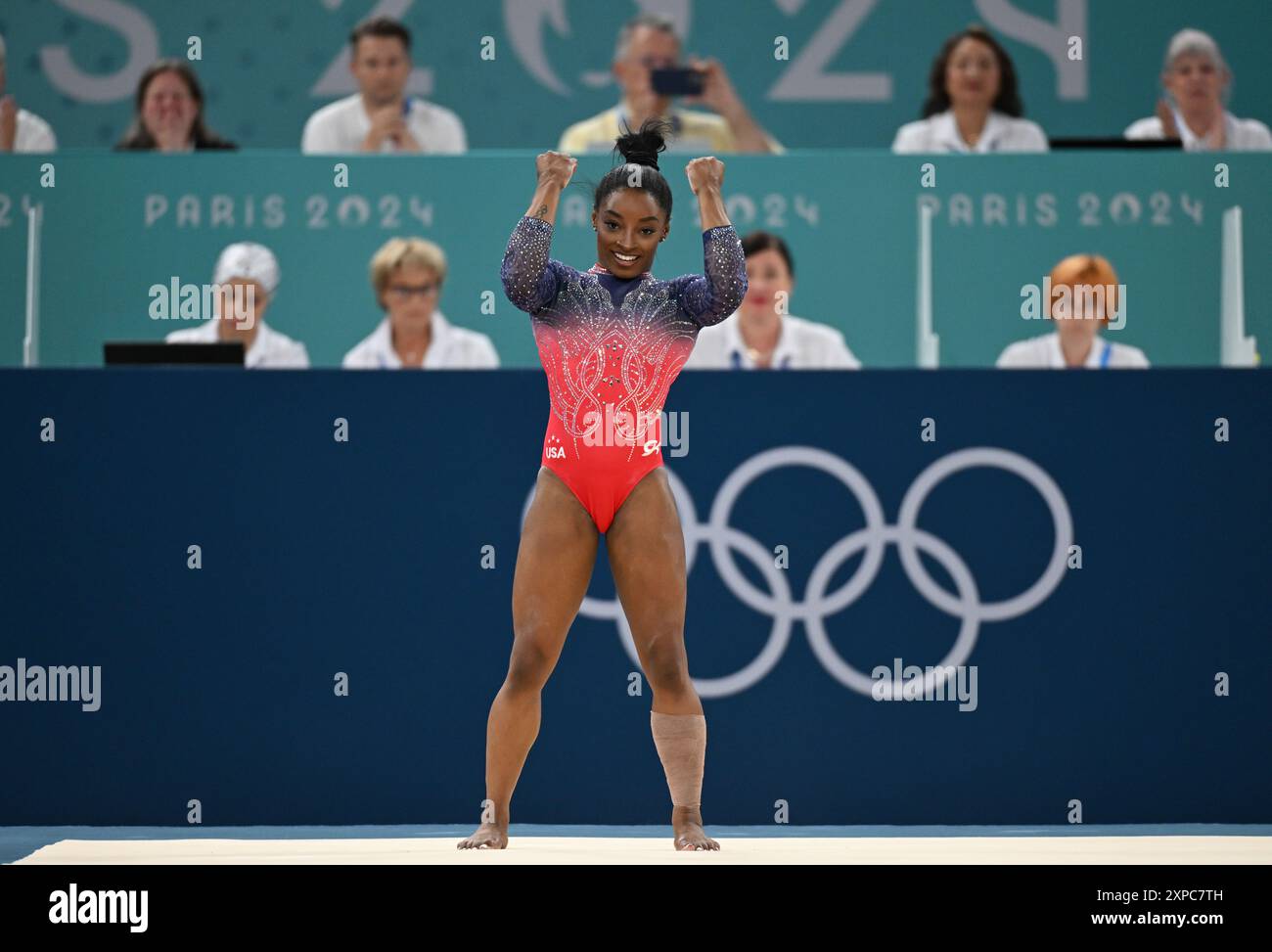 Paris, France. 05th Aug, 2024. Olympics, Paris 2024, gymnastics, floor ...