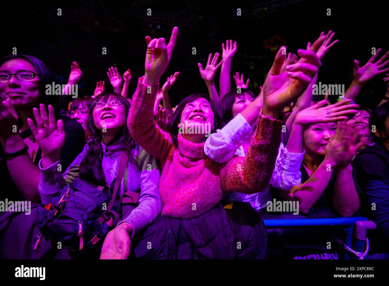 Asian pop fans at Mika concerts Stock Photo - Alamy