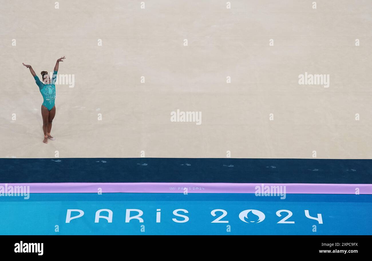 Paris, France. 05th Aug, 2024. Olympia, Paris 2024, gymnastics, floor ...
