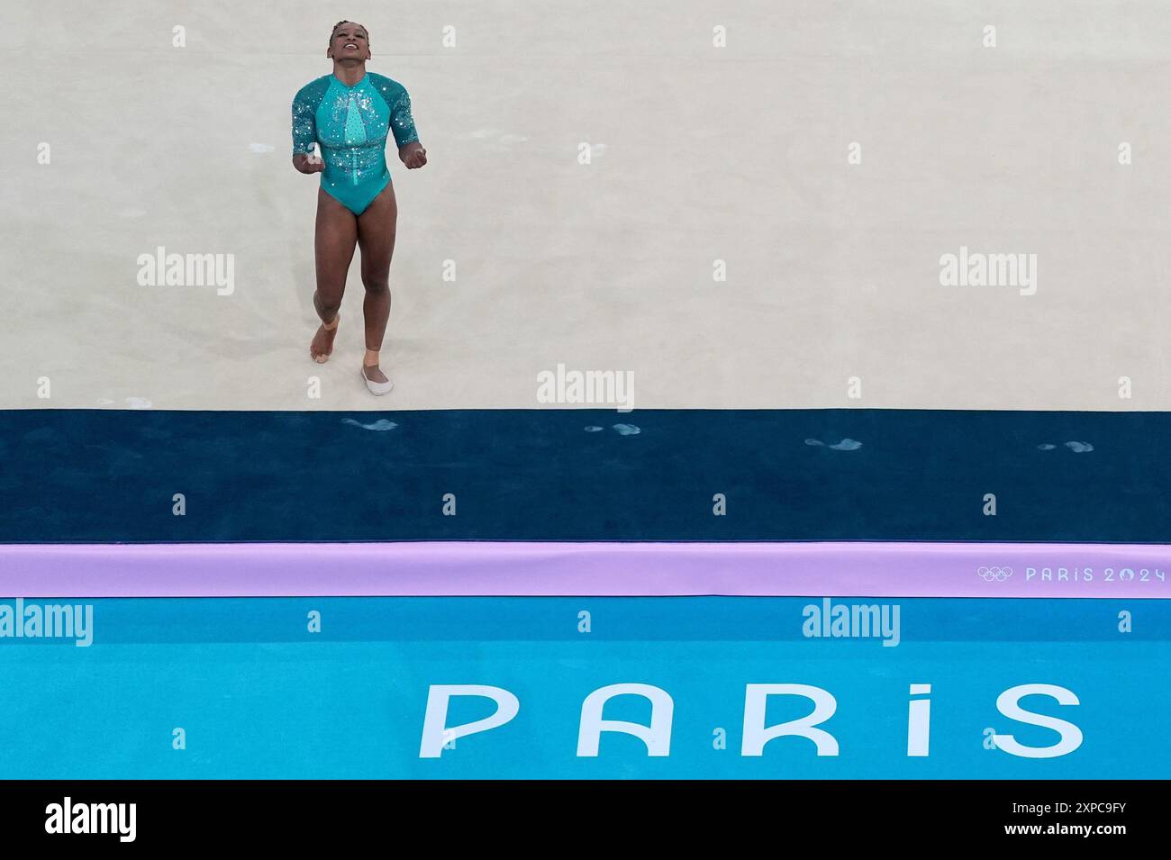 Paris, France. 05th Aug, 2024. Olympia, Paris 2024, gymnastics, floor ...