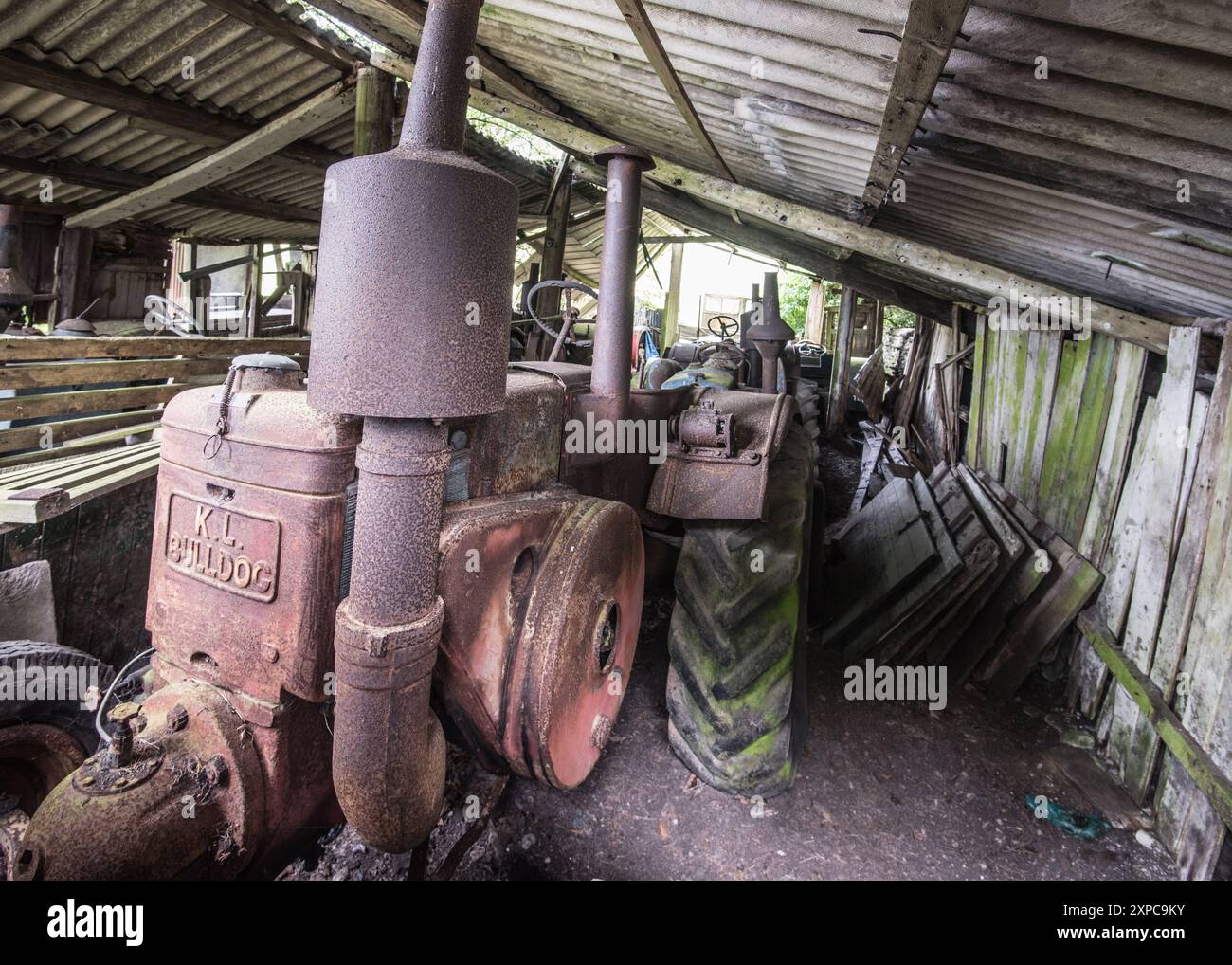 Collection of deteriorating tractors hi-res stock photography and ...