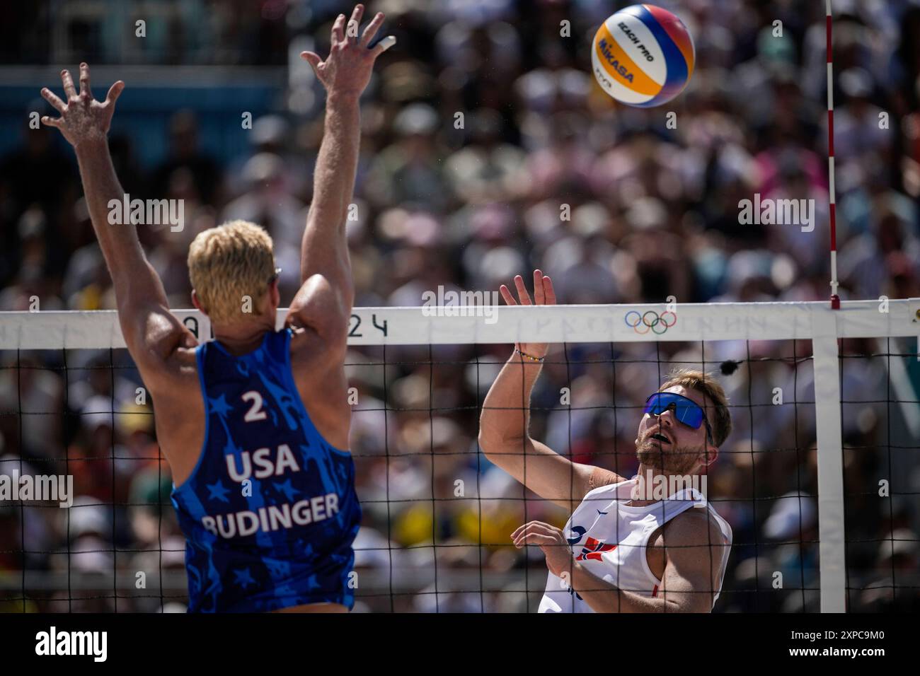 Norway's Christian Sandlie Soerum eyes the ball during the men's round ...