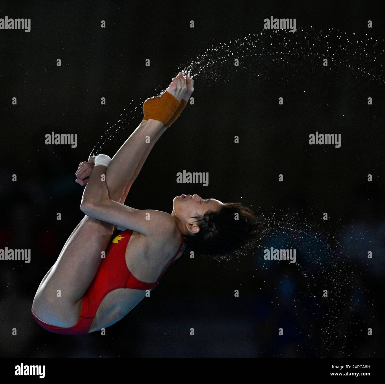 Saint Denis. 5th Aug, 2024. Quan Hongchan of China competes during the ...