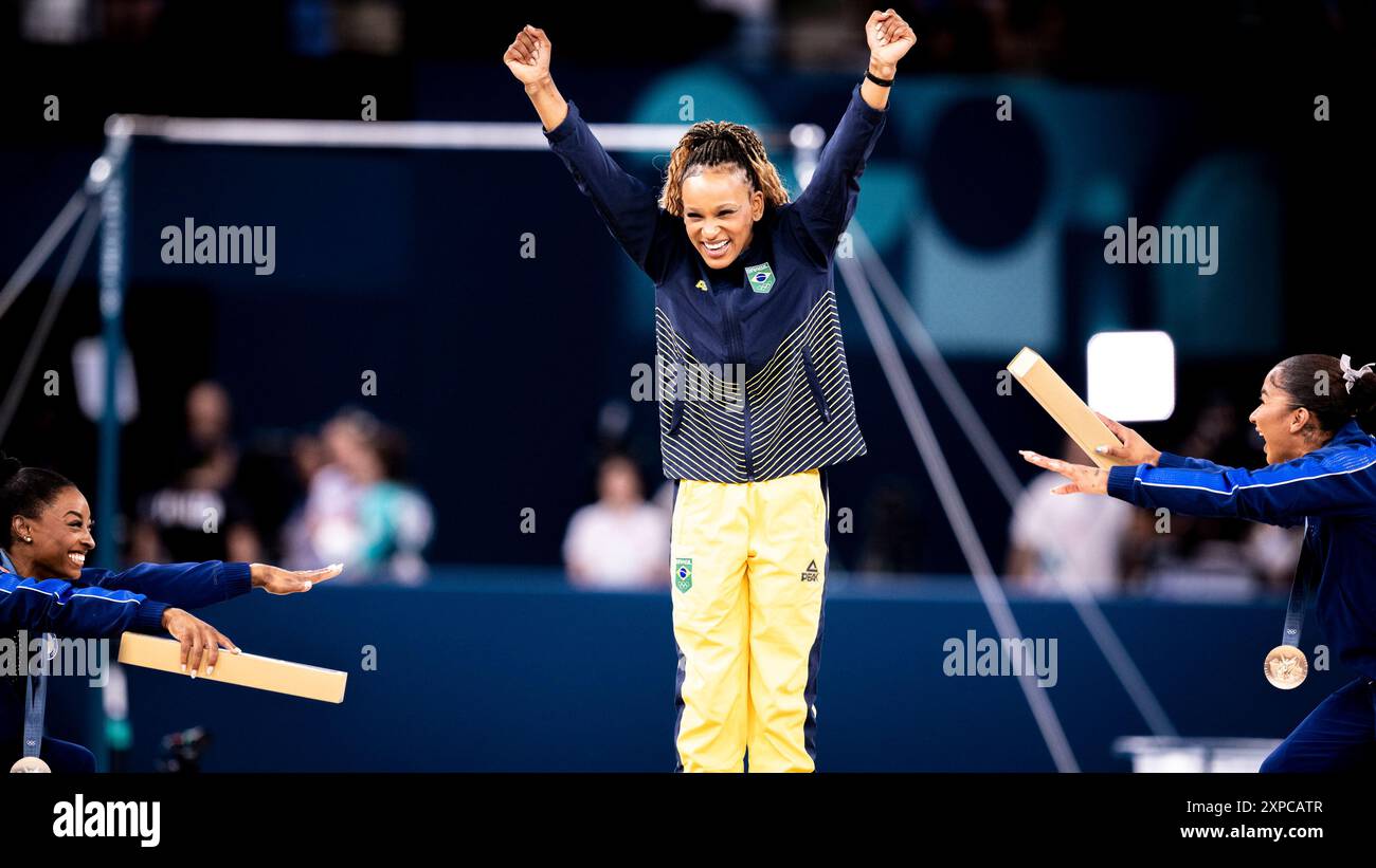 Rebeca andrade with simone biles hi-res stock photography and images ...