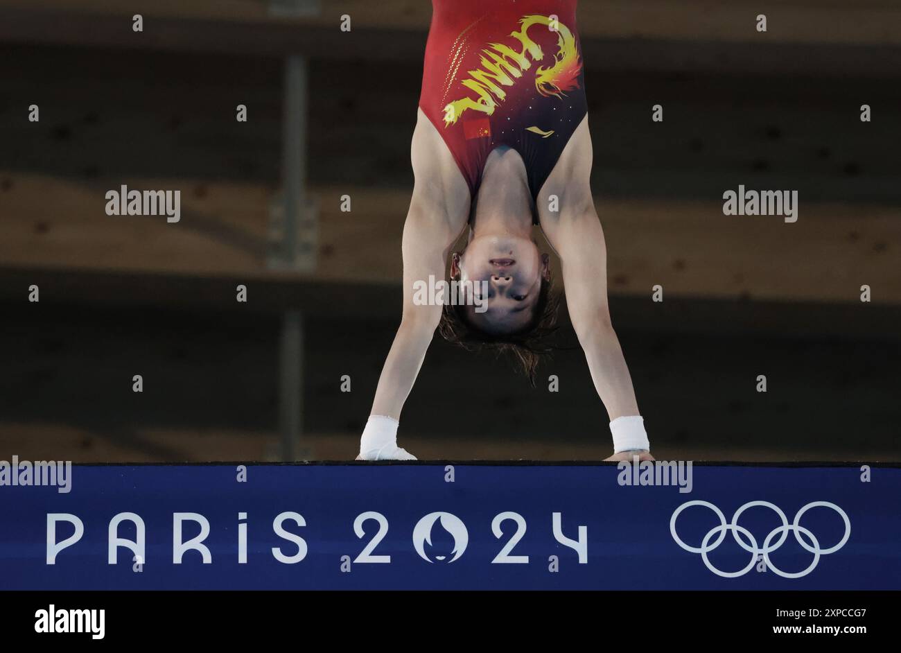 Saint Denis. 5th Aug, 2024. Quan Hongchan of China competes during the ...