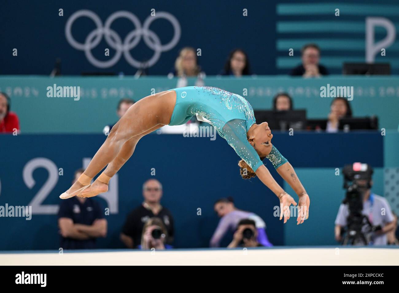 Paris, France. 05th Aug, 2024. Olympics, Paris 2024, gymnastics, floor ...
