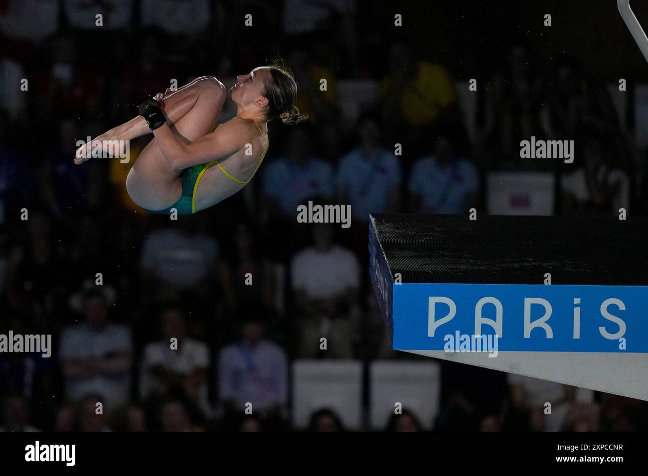 Australia's Ellie Cole competes in the women's 10m platform diving ...