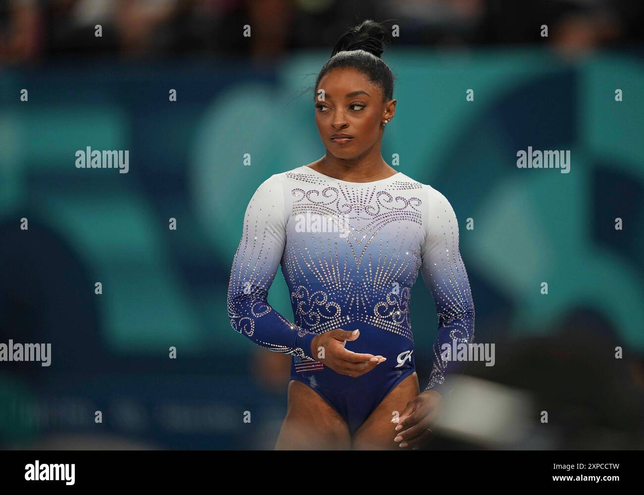 August 05 2024: Simone Biles (United States of America) competes during ...