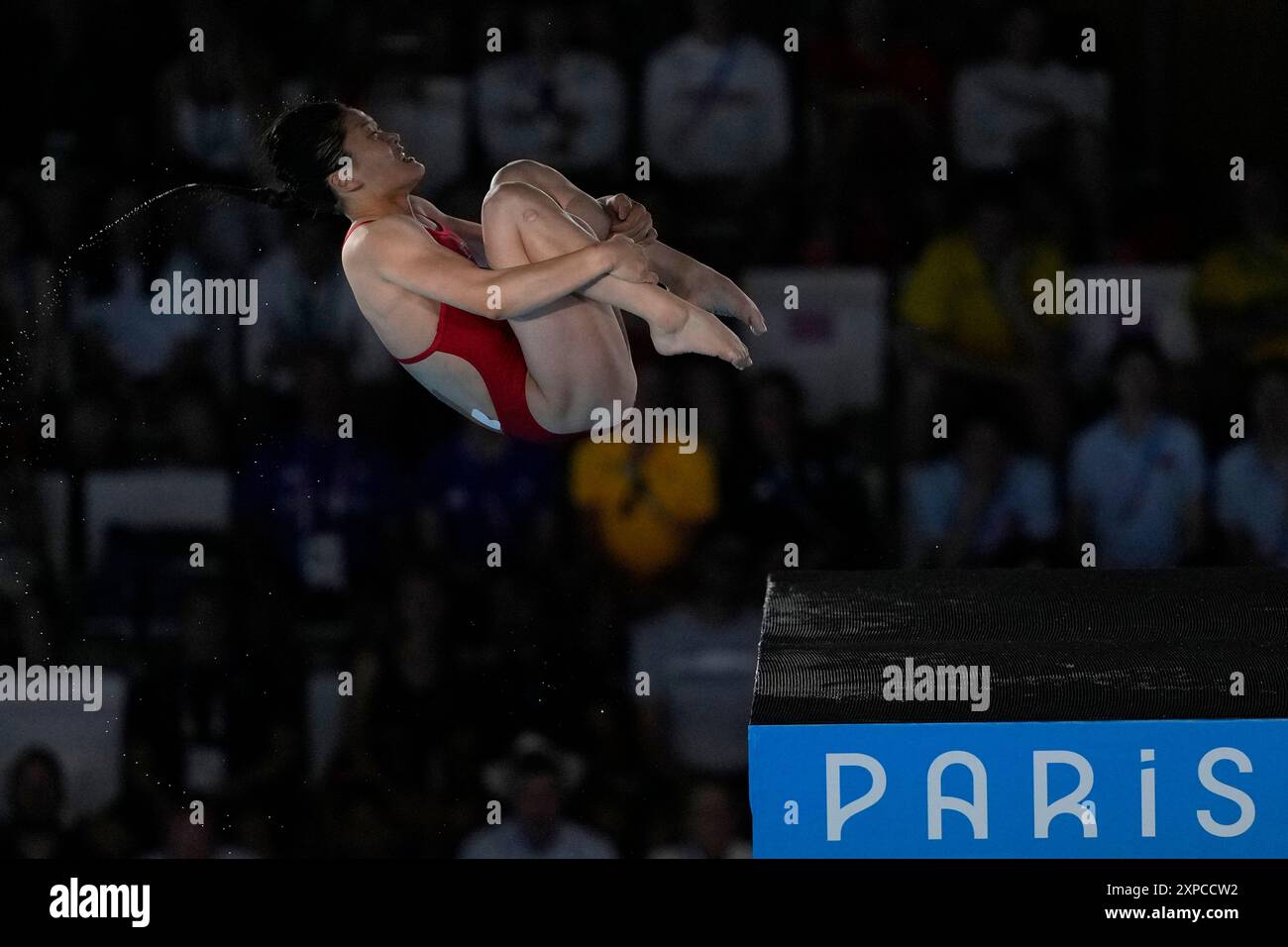 North Korea's Kim Mi Rae competes in the women's 10m platform diving ...