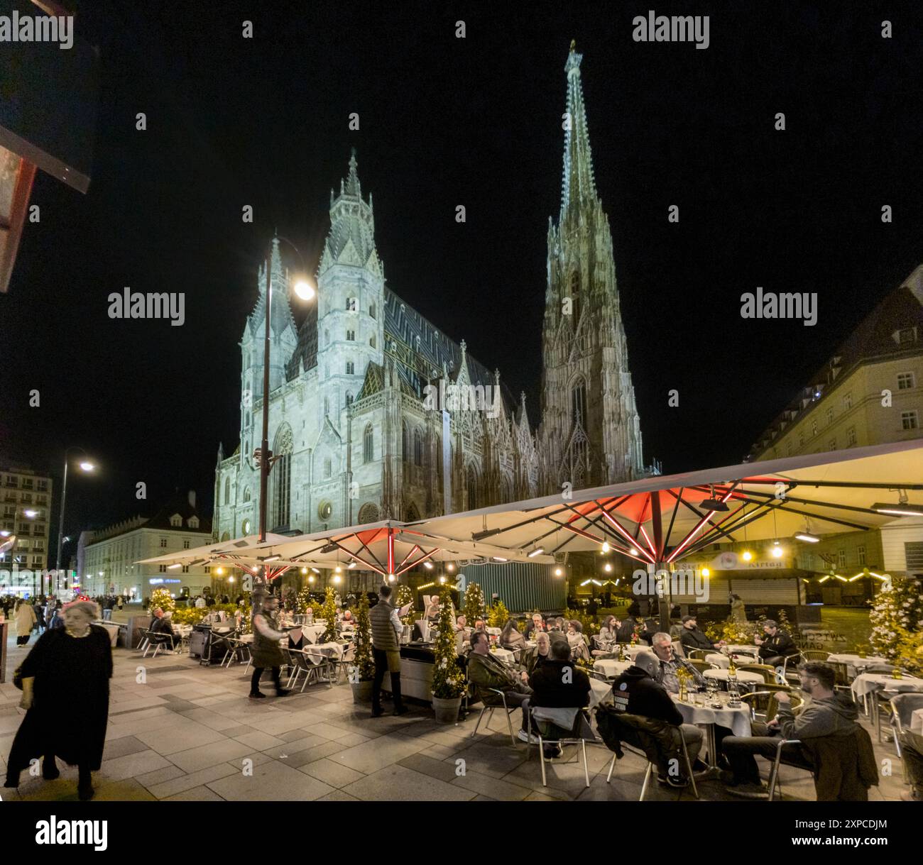 Wien, Austria. 08th May, 2024. View of St. Stephen's Cathedral on ...