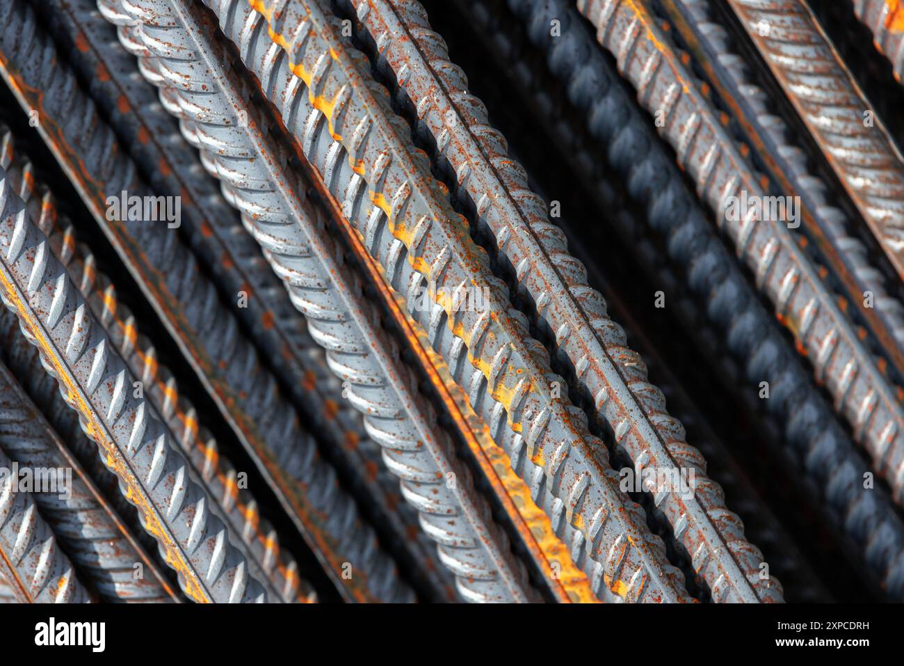 Construction iron rods, abstract industrial background photo Stock ...