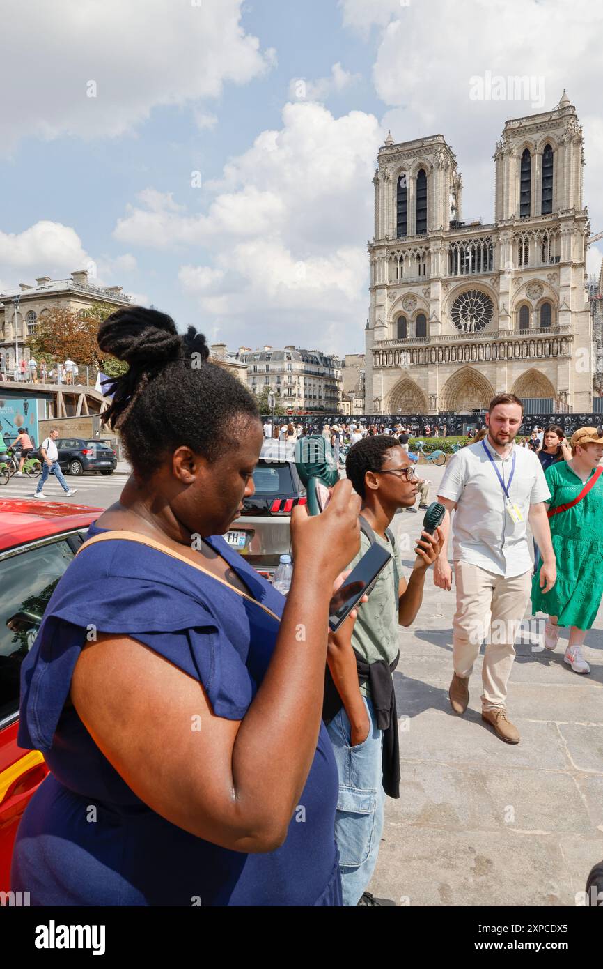 EXTREME HEAT DURING THE PARIS OLYMPIC GAMES Stock Photo - Alamy