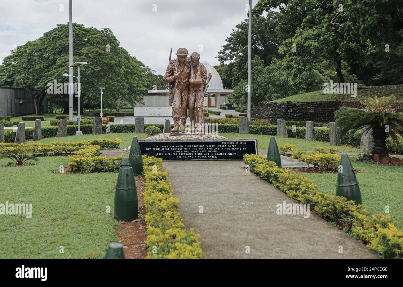 Manila Bay, Philippines. Aug 04,2024: The Pacific War Memorial on ...