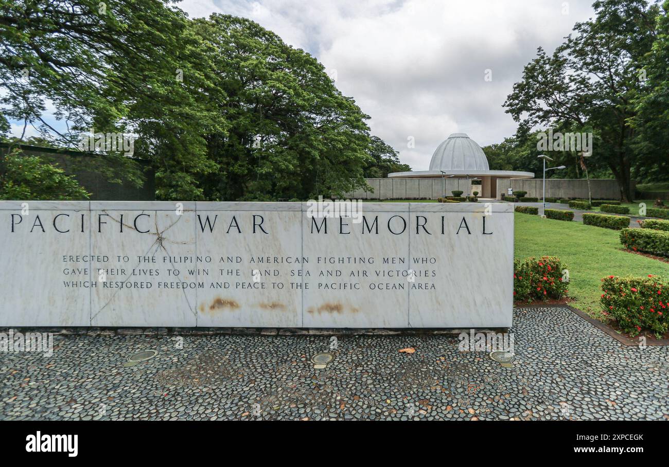 Manila Bay, Philippines. Aug 04,2024: The Pacific War Memorial on ...