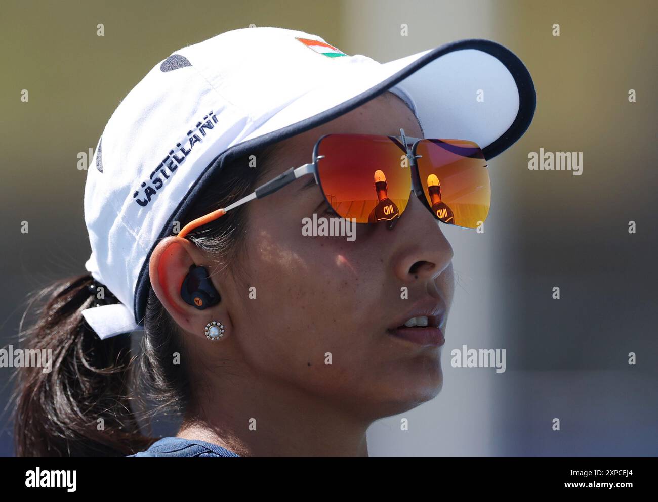 Chateauroux, France. 5th Aug, 2024. Maheshwari Chauhan of team India ...