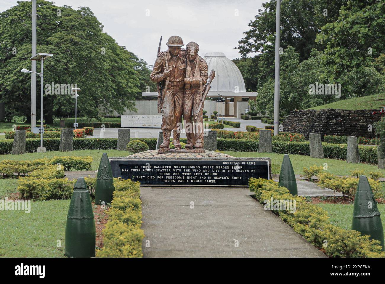 Manila Bay, Philippines. Aug 04,2024: The Pacific War Memorial on ...