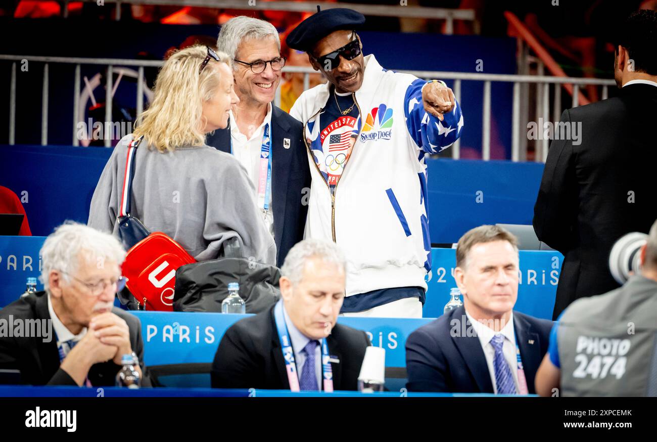 PARIS - Snoop Dogg Rapper Judo competitions in the Paris 2024 Olympic ...