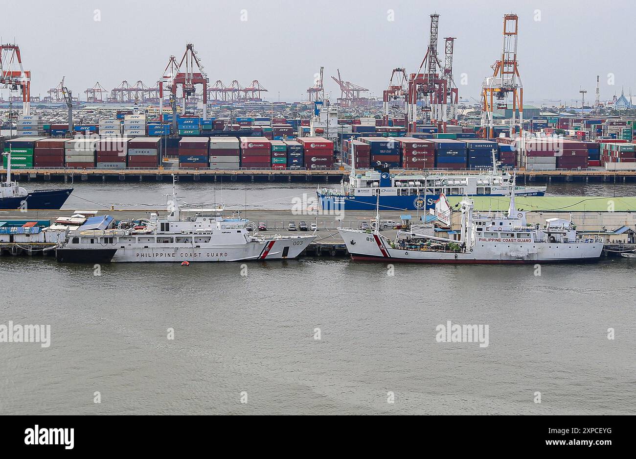 Manila, Philippines. August 04,2024: The BRP Pampanga (SARV-003) is a ...