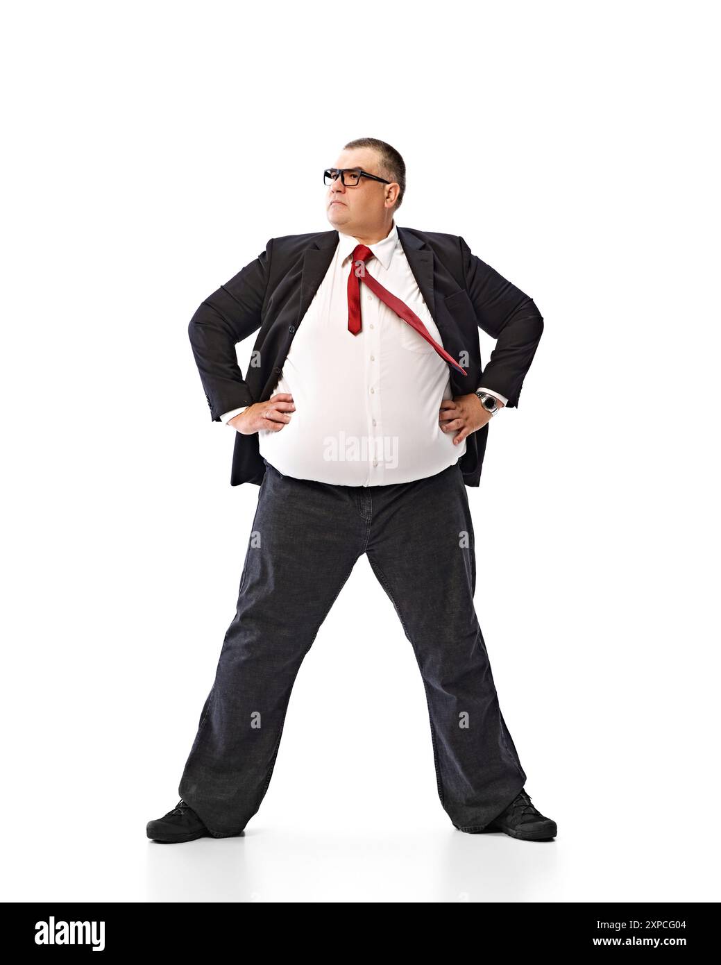 Fat Business Man Man Smoking Overweight Stock Photos And Images