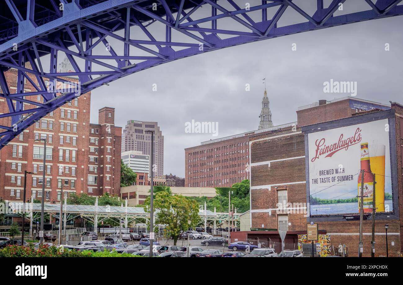 The Cleveland landscape under Main Avenue Bridge (Cleveland Memorial ...