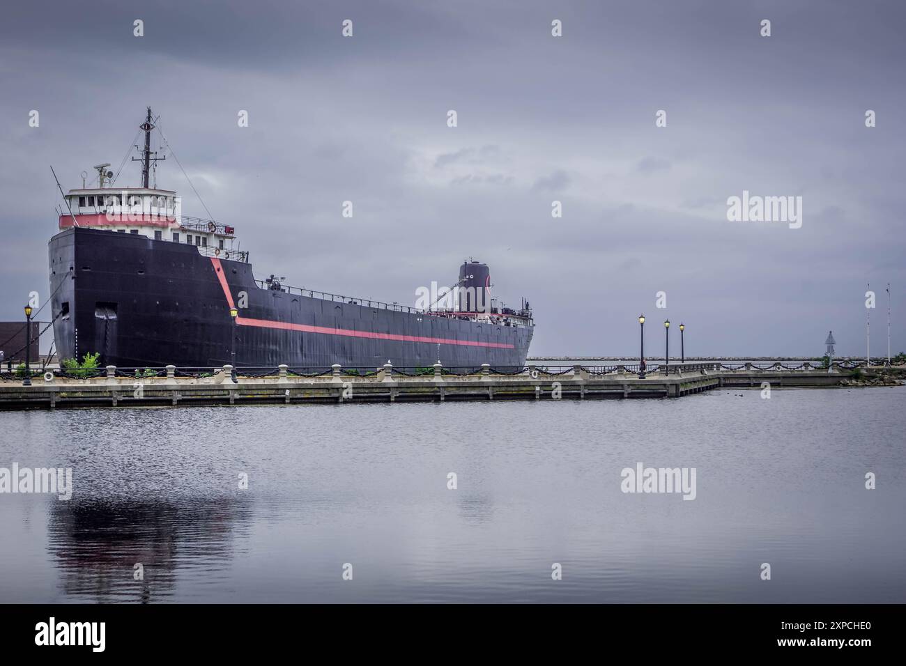 Steamship William G. Mather Museum, a retired Great Lakes bulk ...