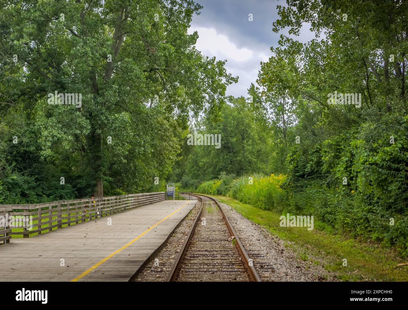 The railway station for Cuyahoga Valley Scenic Railroad in National ...