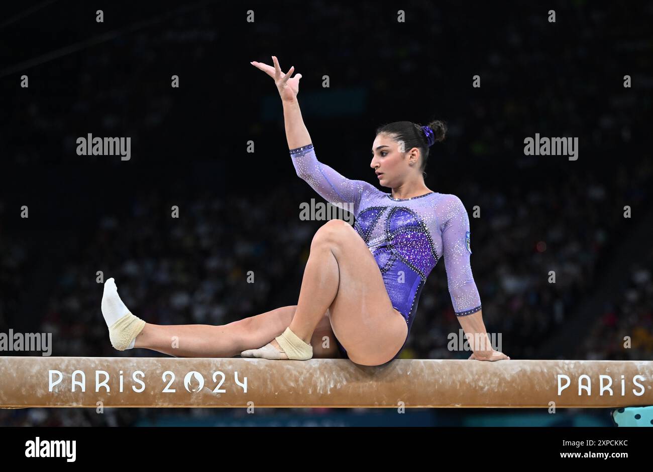 Paris, France. 5th Aug, 2024. Manila Esposito of Italy competes during ...