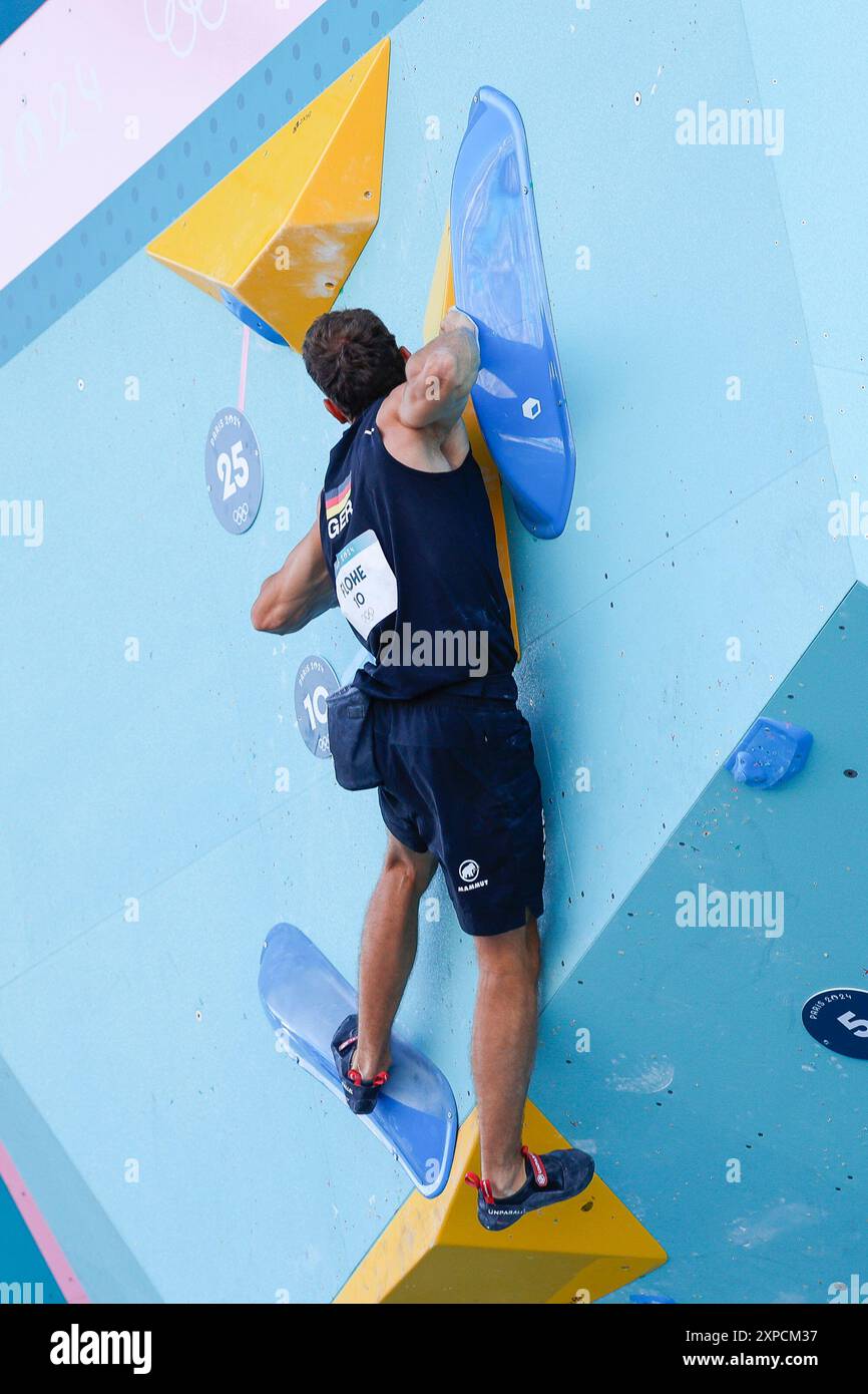 FLOHE Yannick of Germany Sport Climbing Men's Boulder & Lead, Semifinal ...