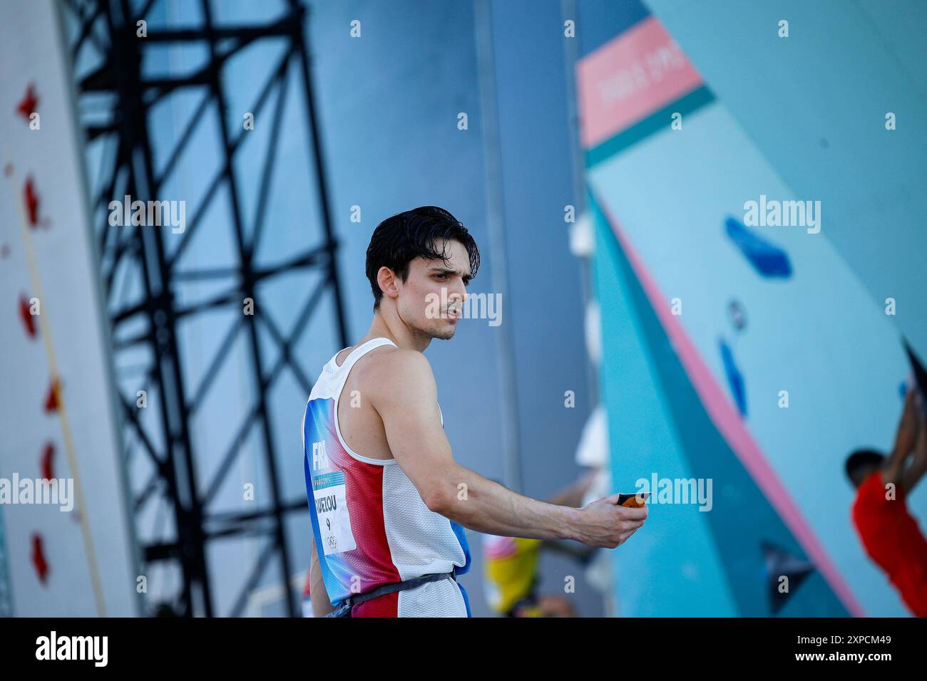 AVEZOU Sam of France Sport Climbing Men's Boulder & Lead, Semifinal ...