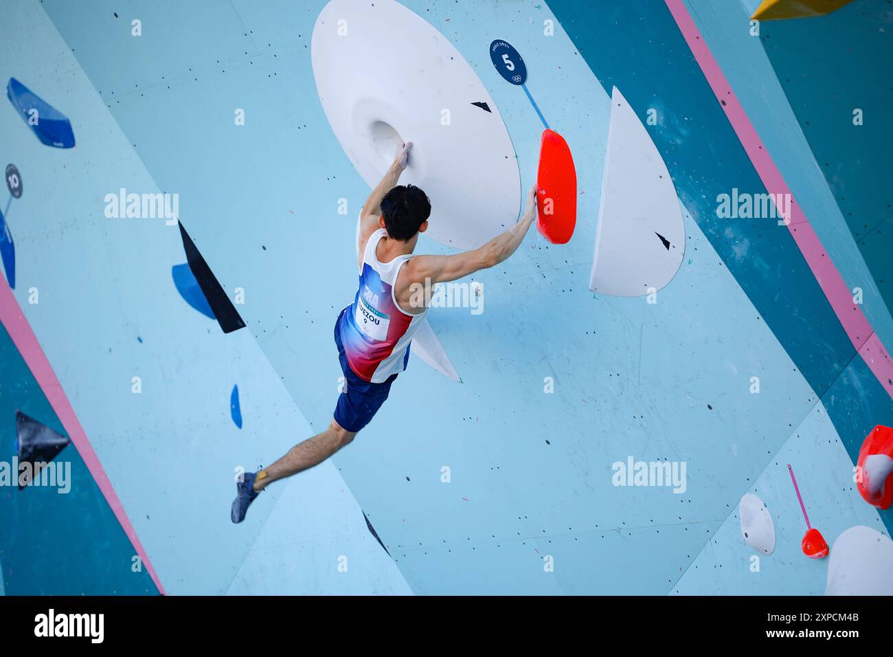 AVEZOU Sam of France Sport Climbing Men's Boulder & Lead, Semifinal ...