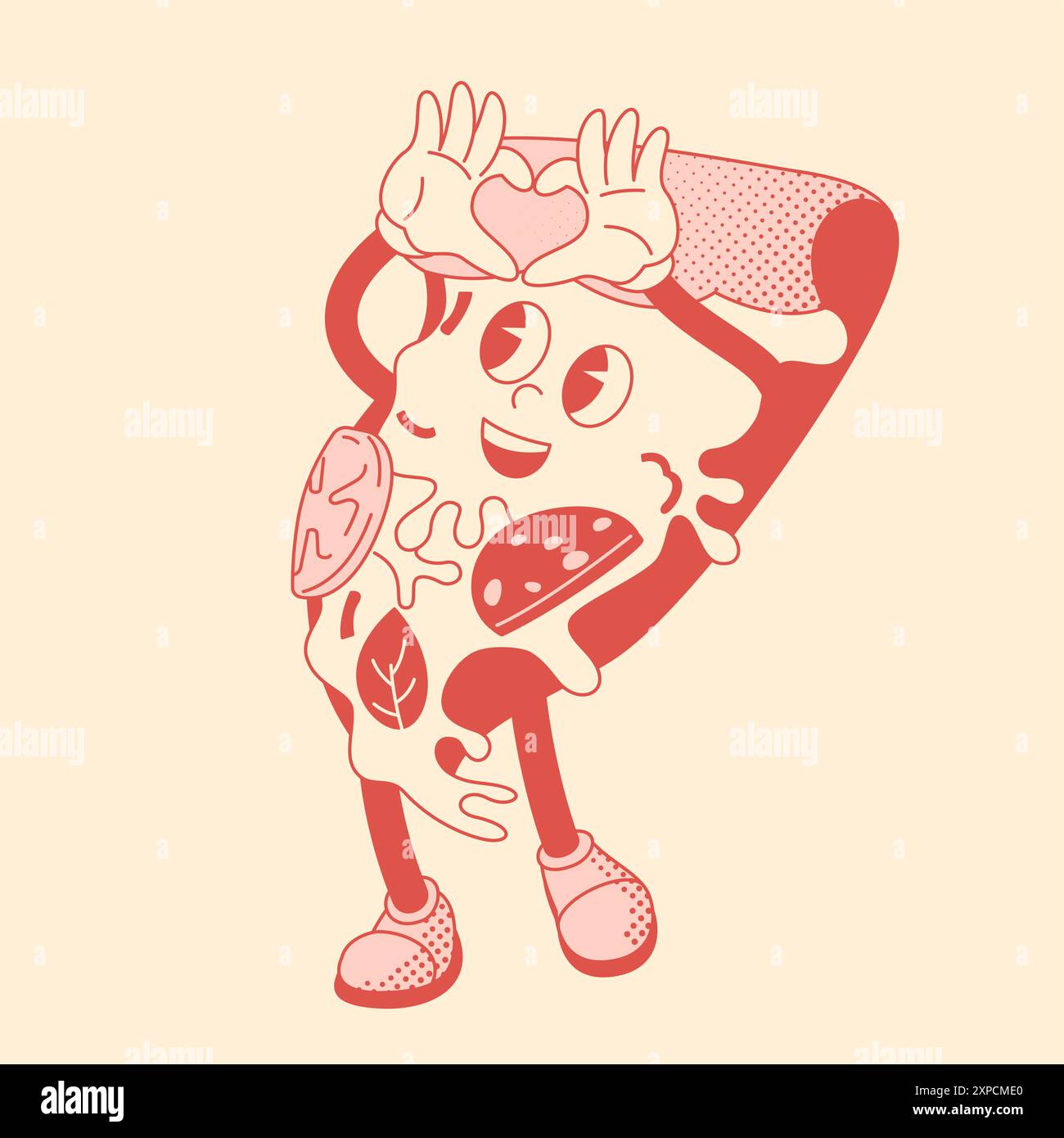 Comic pizza hi-res stock photography and images - Alamy