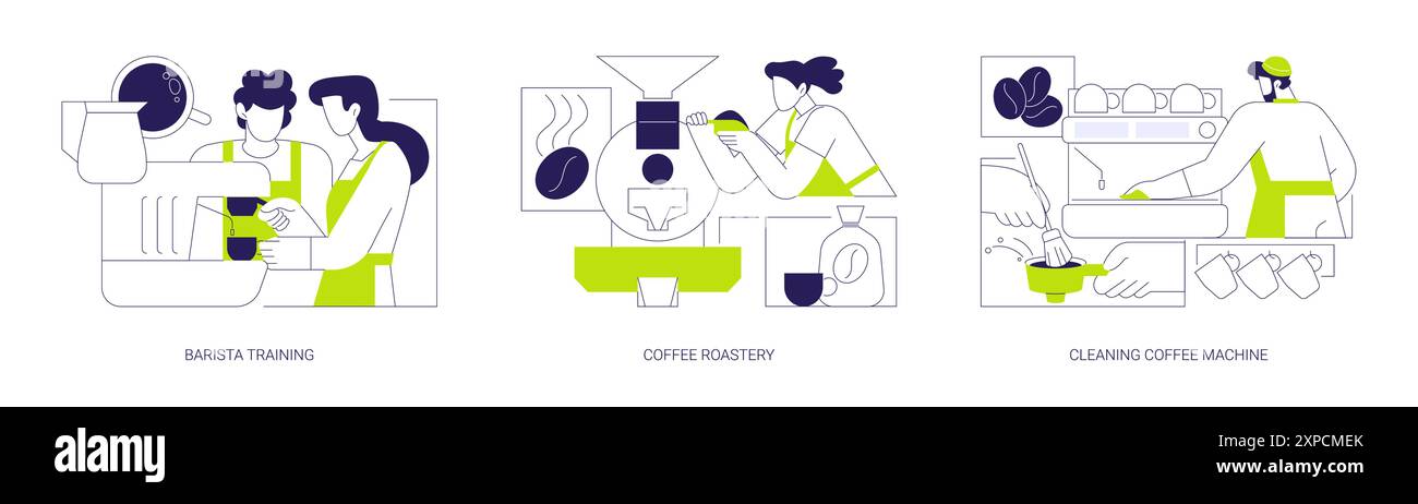 Coffee shop abstract concept vector illustrations Stock Vector Image ...