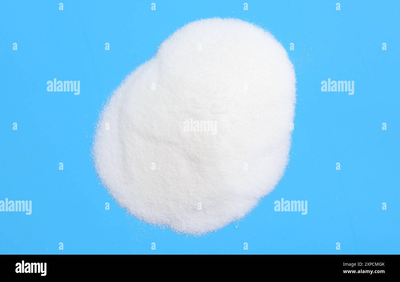 Inulin powder. Group of naturally occurring polysaccharides produced by ...