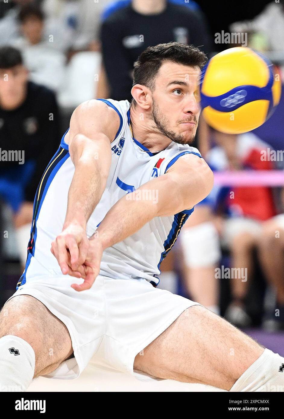 Paris, France. 5th Aug, 2024. Fabio Balaso of team Italy competes ...