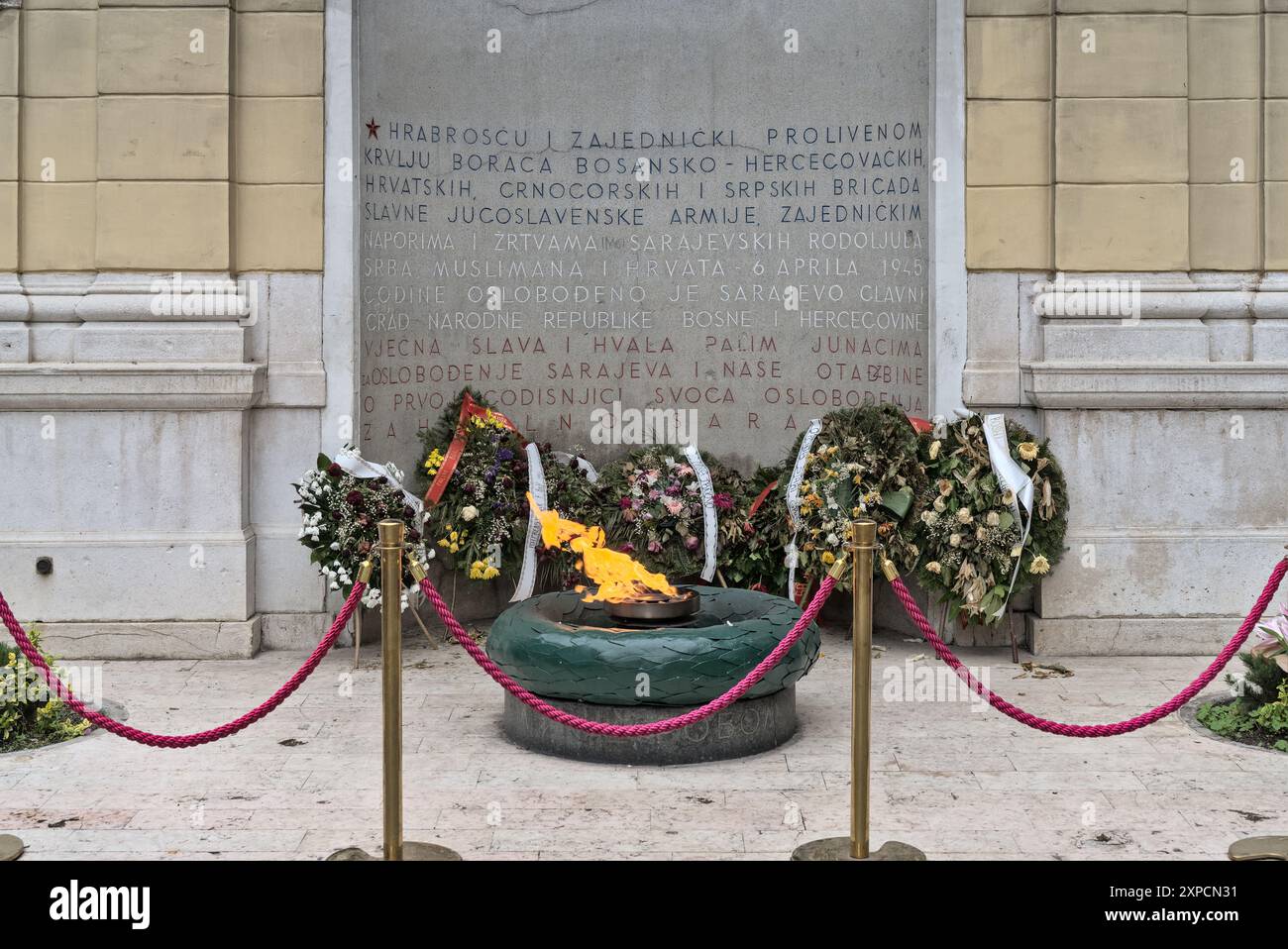 Stari Grad Sarajevo, Bosnia and Herzegovina – May 2023: The Vječna ...