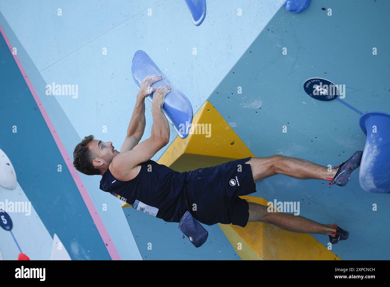 FLOHE Yannick of Germany Sport Climbing Men's Boulder & Lead, Semifinal ...