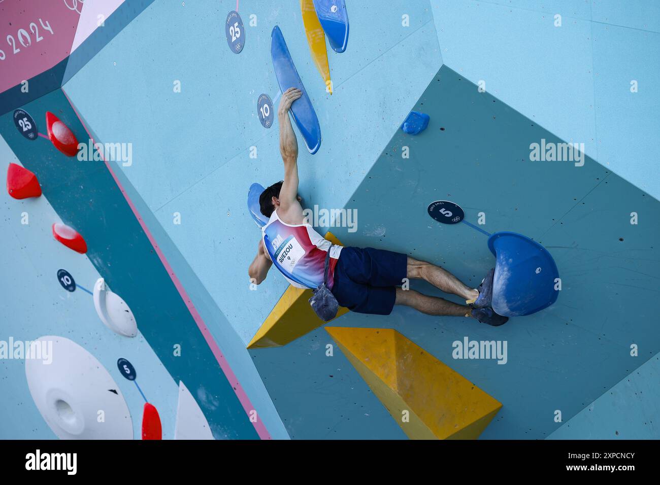 AVEZOU Sam of France Sport Climbing Men's Boulder & Lead, Semifinal ...