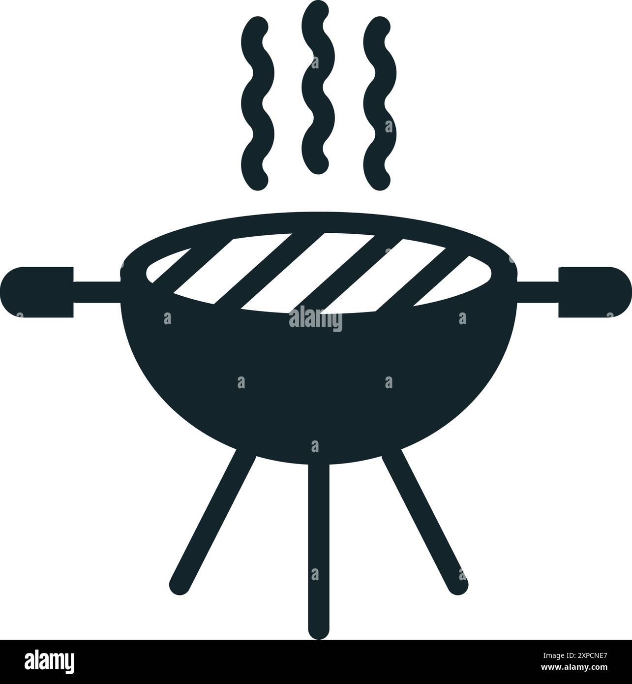 Smoke smoking food lunch Stock Vector Images - Alamy