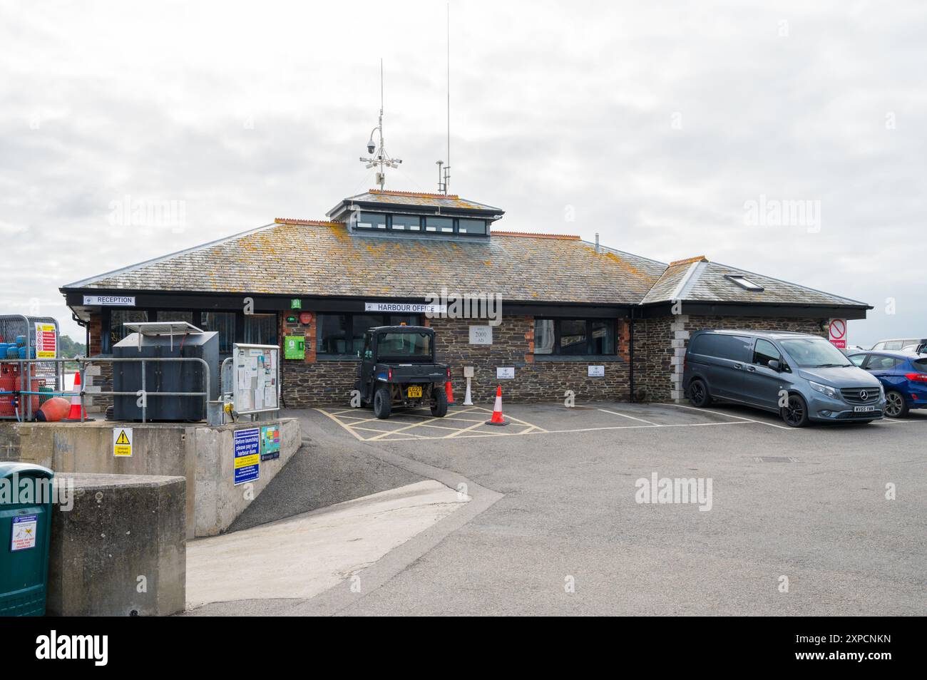 Exterior of Padstow Harbour Commissioners office Padstow Cornwall ...