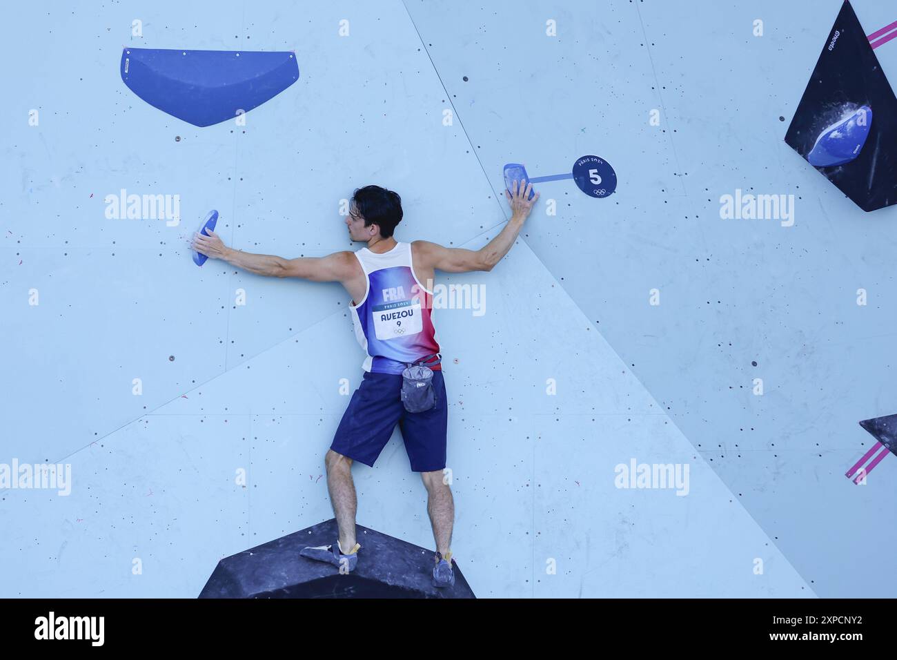 AVEZOU Sam of France Sport Climbing Men's Boulder & Lead, Semifinal ...