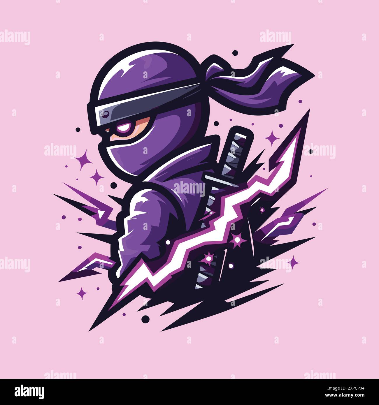 Gaming and Graphic Design Character Logo Stock Vector Image & Art - Alamy