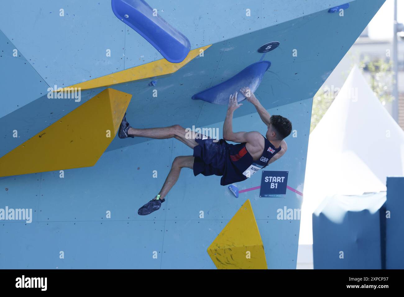 ROBERTS Toby of Great Britain Sport Climbing Men's Boulder & Lead ...